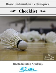 Free Basic Technique Checklist - BG Badminton
